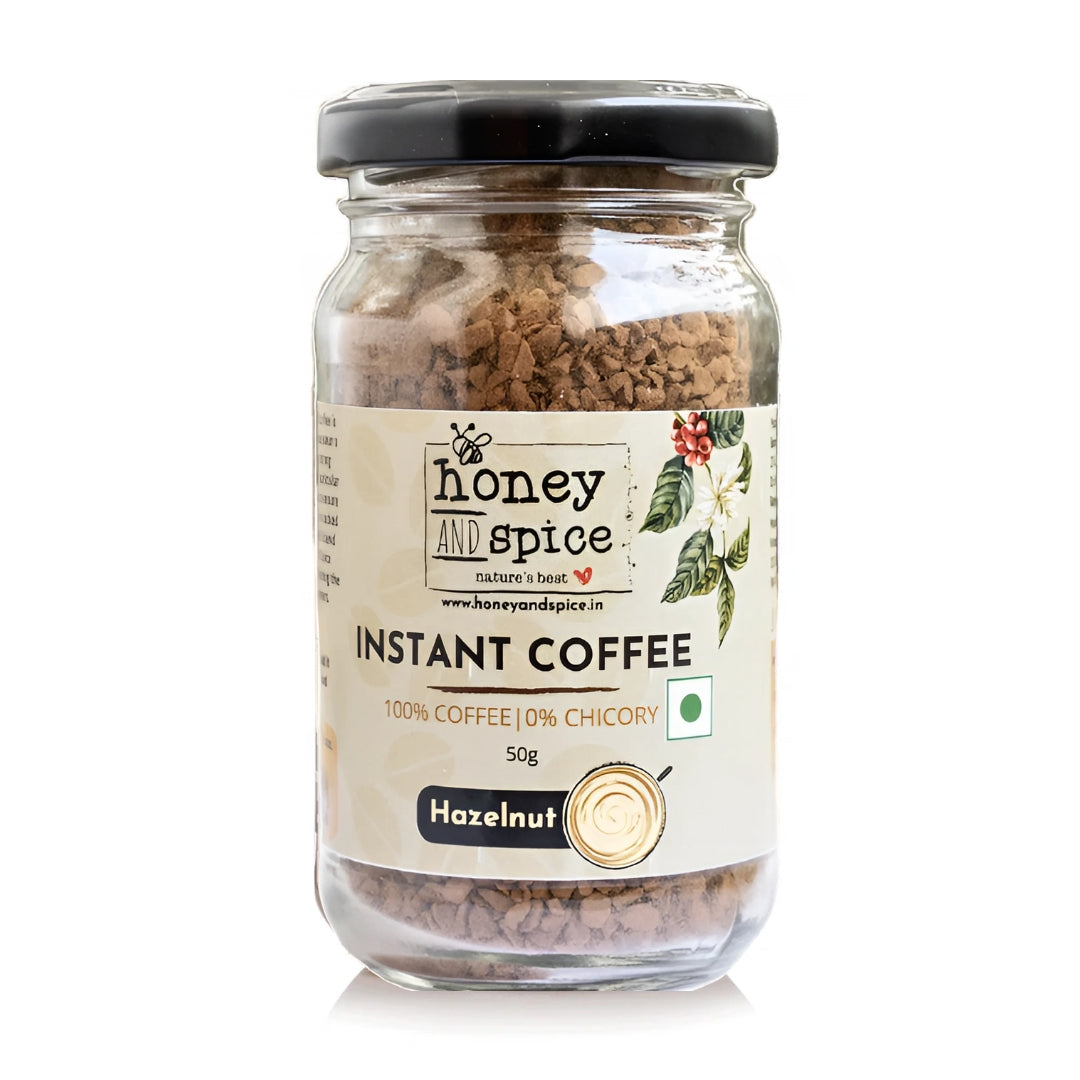 Instant Coffee Hazelnut 50g – Honey and Spice