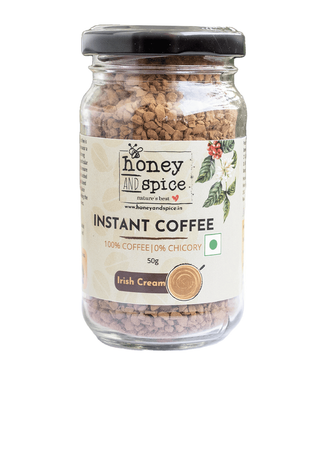 Instant Coffee Irish Cream 50g – Honey and Spice