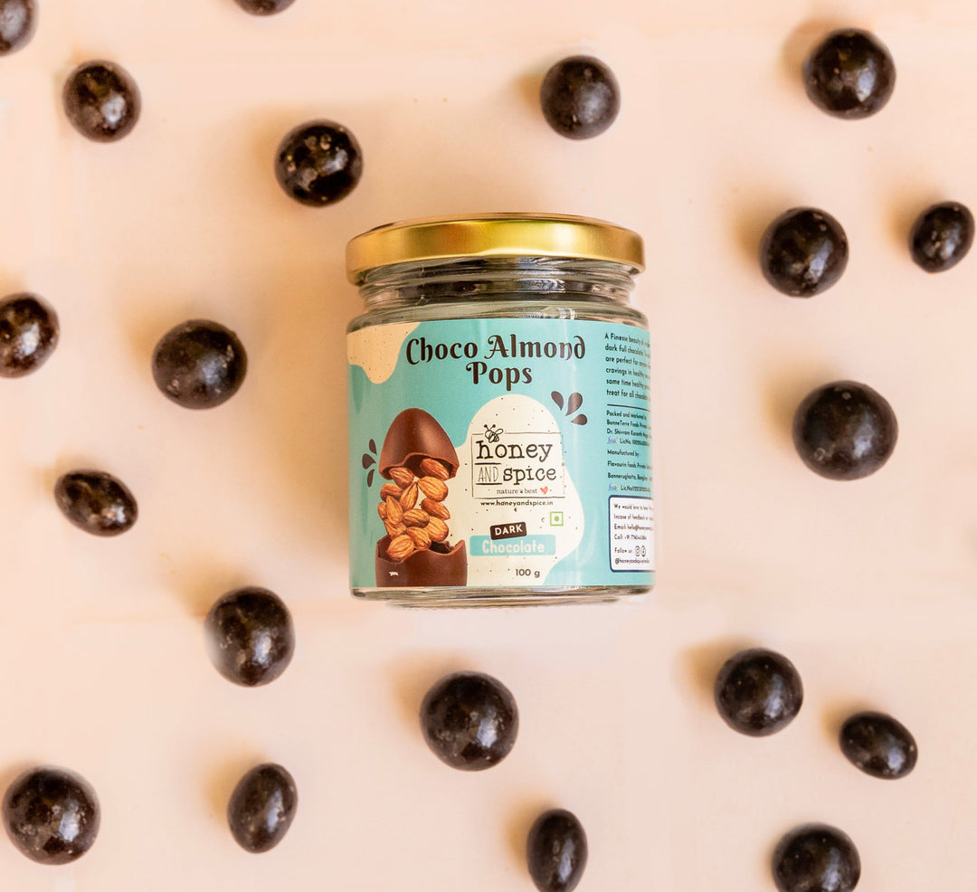 Choco Almond Pops 100g – Honey and Spice